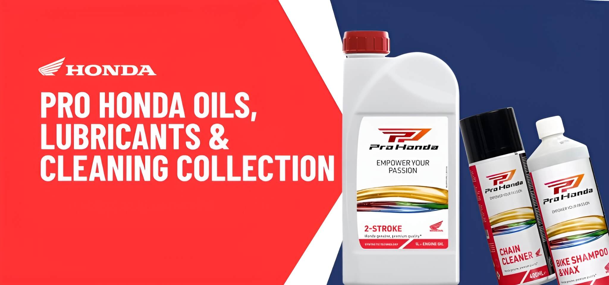 Pro Honda Oils, Lubricants & Cleaning Products for Peak Performance ...